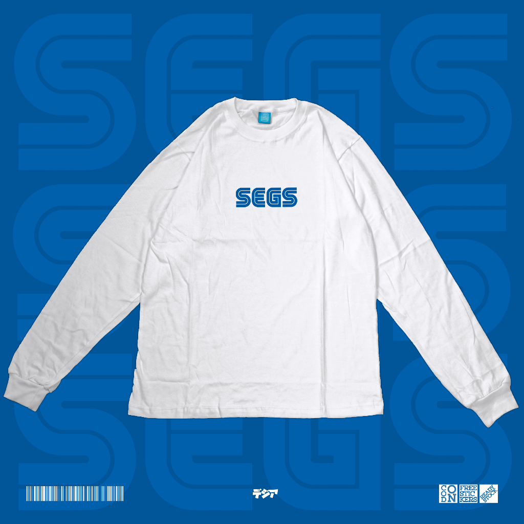 Segs SEGA เสื้อยืดแขนยาว พิมพ์ลายอนิเมะ Meme Shitpost Game 90 สไตล์ ...