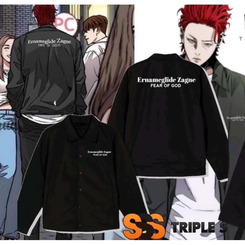 เสื้อแจ็กเก็ต ลาย Coach VINNY HONG STYLE FEAR OF GOD | Shopee Thailand