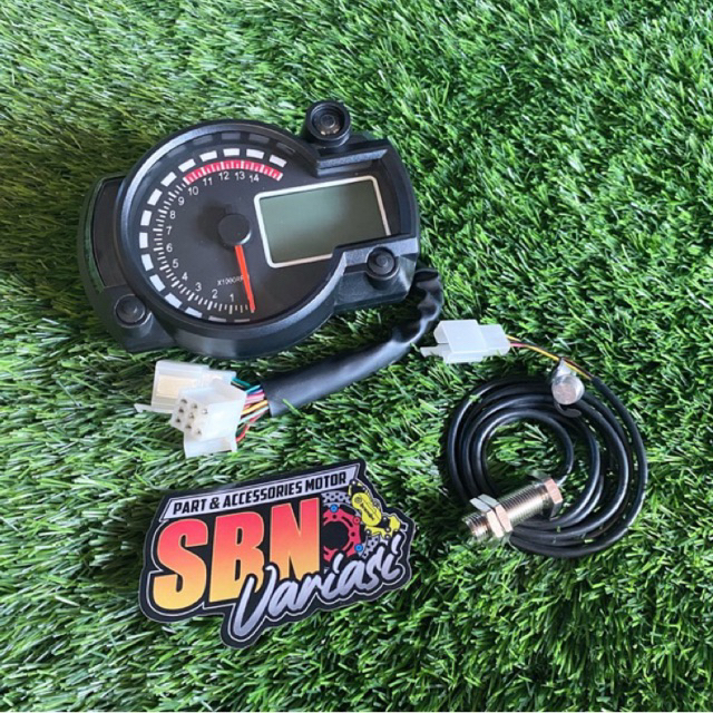 เครื่องวัดระยะทาง KOSO RX2N SPEEDOMETER DIGITAL นาฬิการถจักรยานยนต์ CB ...