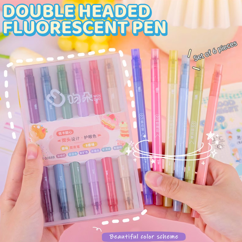 STABILO ️ Highlighter Marker 2 in 1 Liner Highlighter Marker Set ...