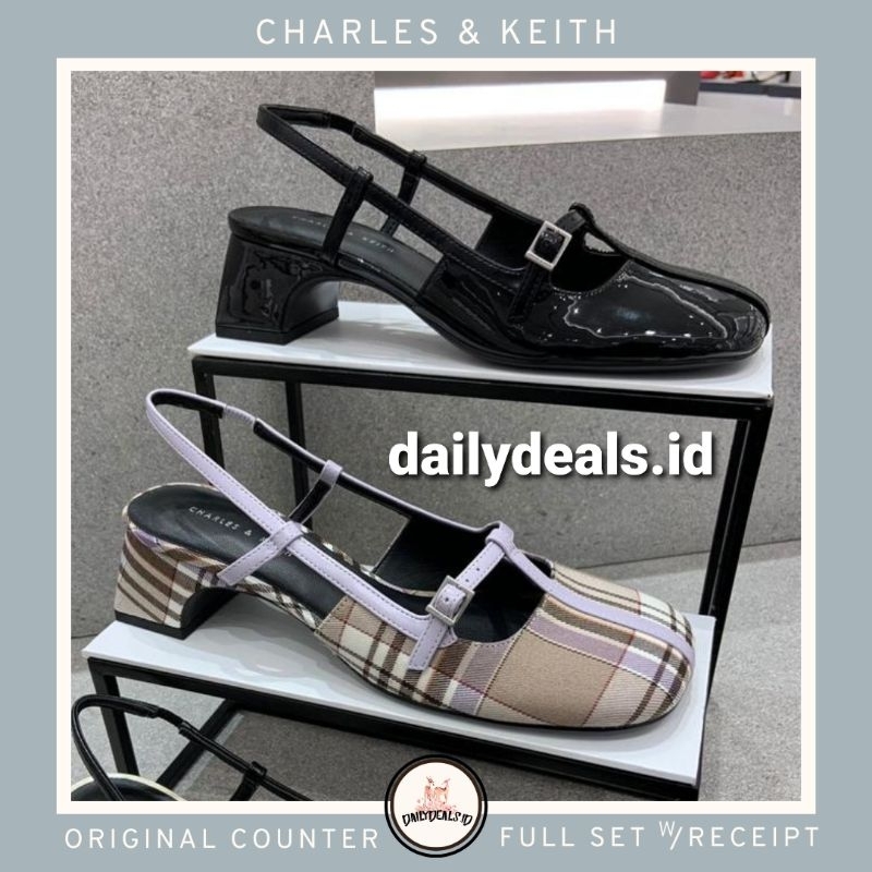 Ck1-61720160 T Bar Pumps - Buttonscarves CK ORIGINAL COUNTER SLINGBACK ...