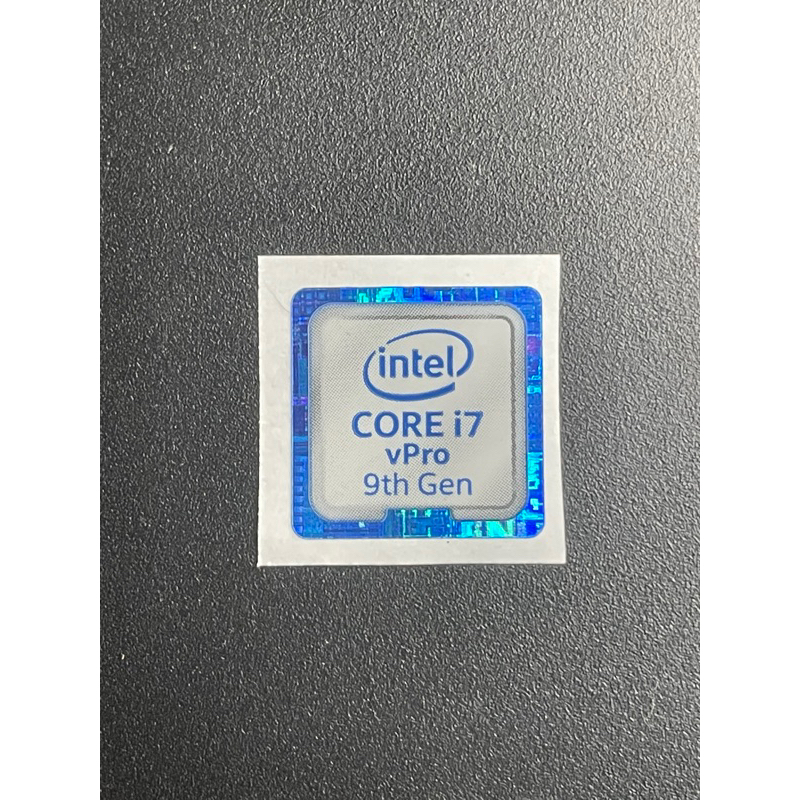 สติ๊กเกอร์โลโก้ต้นฉบับ Intel Core i7 vPro 9th gen | Shopee Thailand