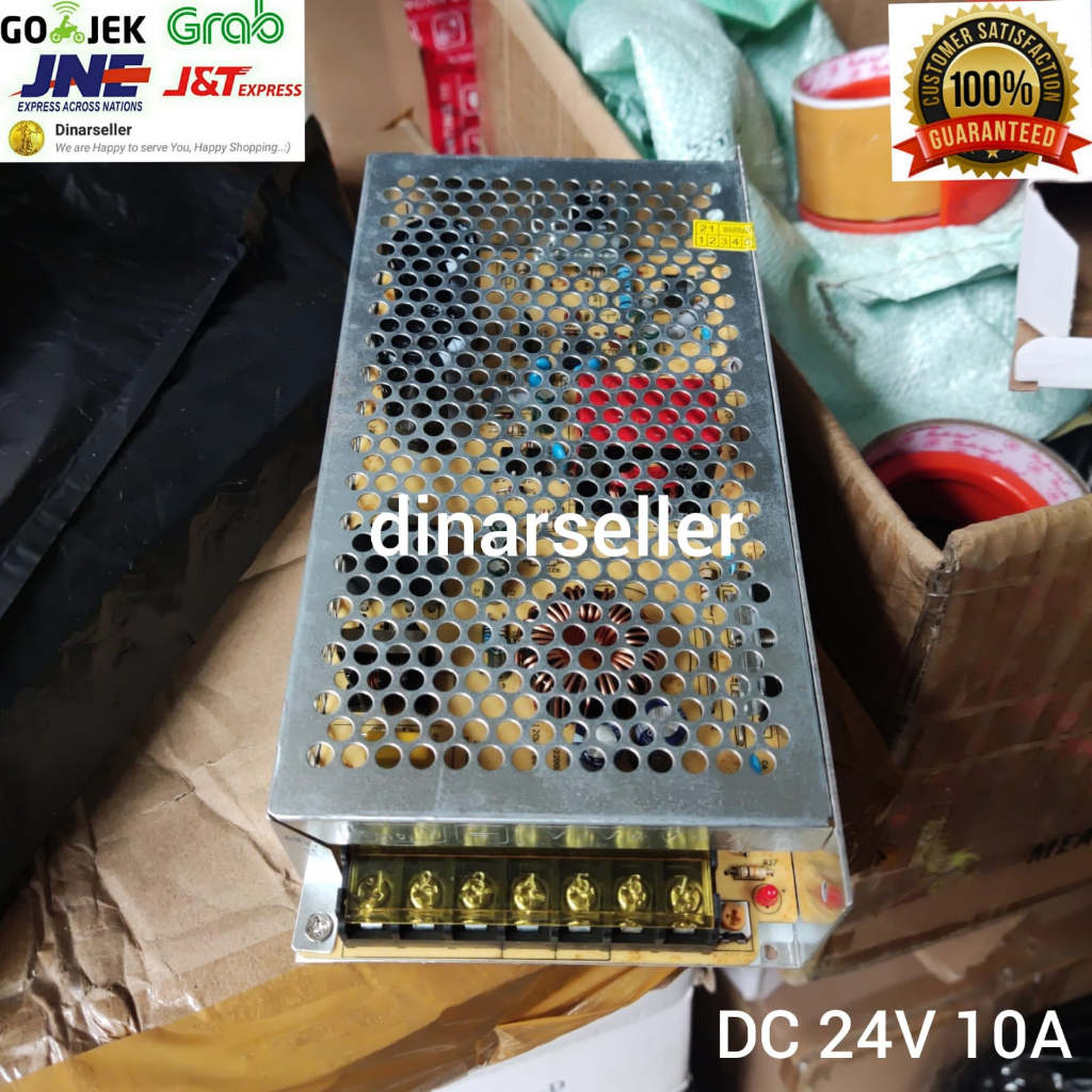 Trafo DC 24V 24 VOLT 10A พาวเวอร์ซัพพลาย LED DRIVER DAY 240 วัตต์ ...