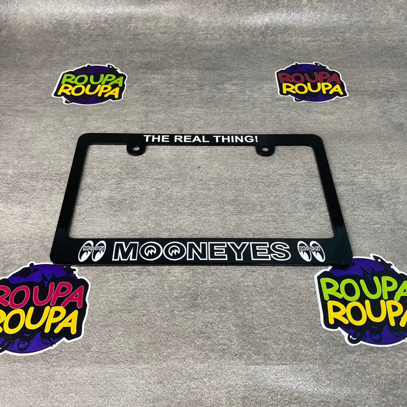 Mooneyes Frame Vespa Matic Number Plate Cover (สากลสําหรับรถมอเตอร์ไซด์ ...