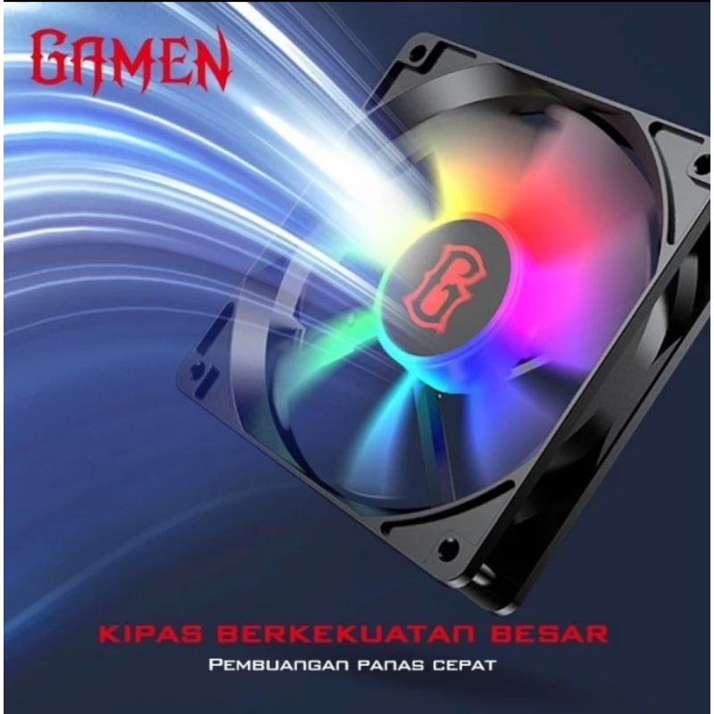 Gamen GCF100 Fan Casing RGB 12CM Casing Computer Case Cooling Computer ...