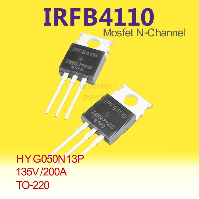 มอสเฟตพลังงาน Irfb4110 N-CH 100V 120A TO-220 PBF IRFB 4110 PBF | Shopee ...
