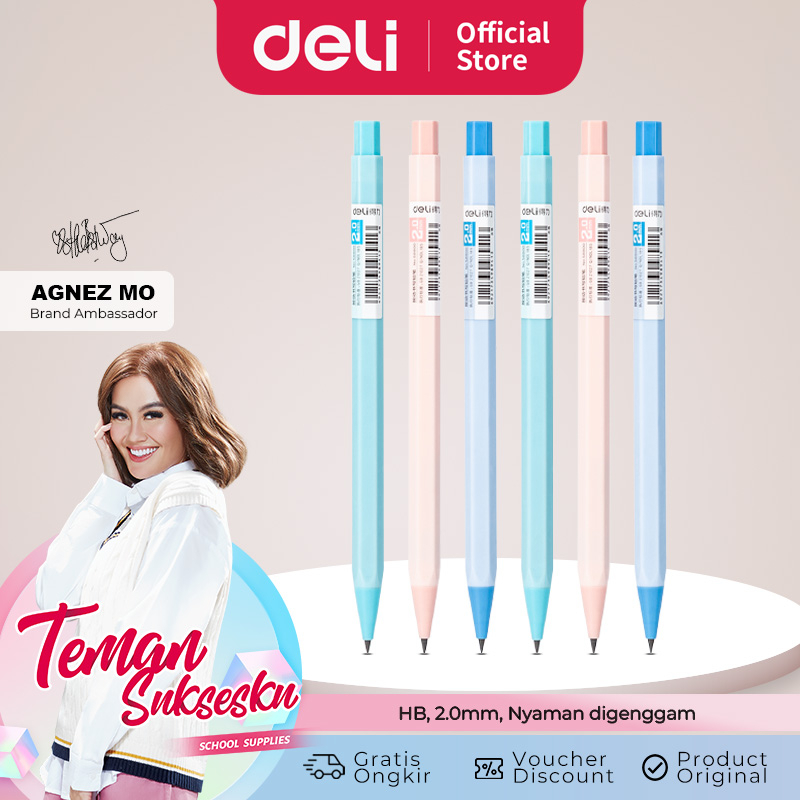 Deli Mechanical Pencil/ดินสอกล HB 2.0mm 58800 | Shopee Thailand