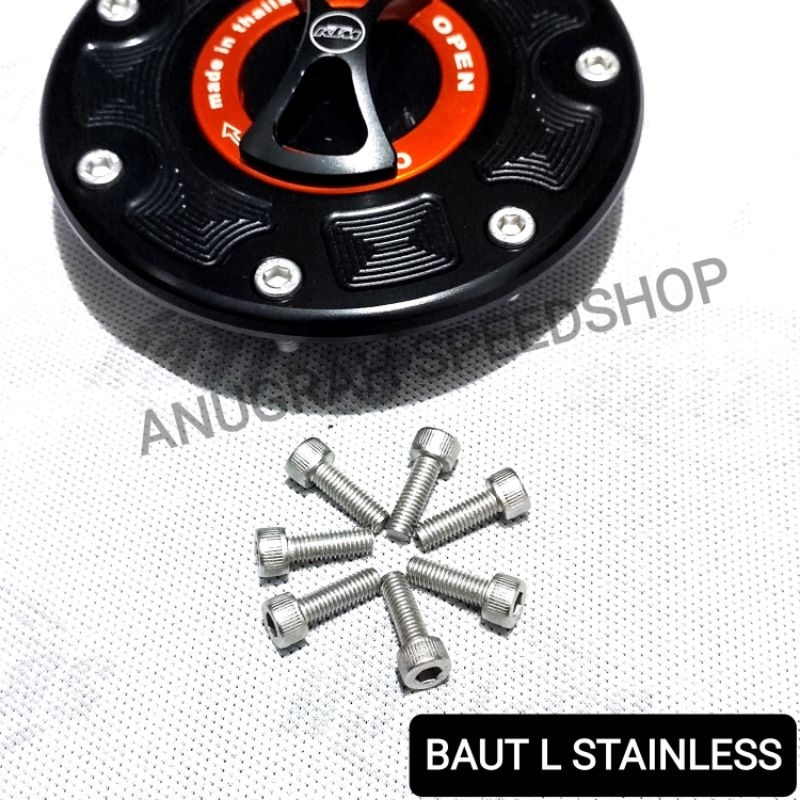 สแตนเลส L BOLT สําหรับ NINJA RR SS R SSR ZX150 ถัง LID L BOLT KTM PDK ...