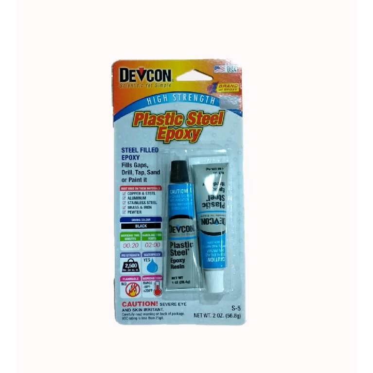 อีพ๊อกซี่เหล็กพลาสติก DEVCON S5 - DEVCON S5 พลาสติกเหล็ก | Shopee Thailand
