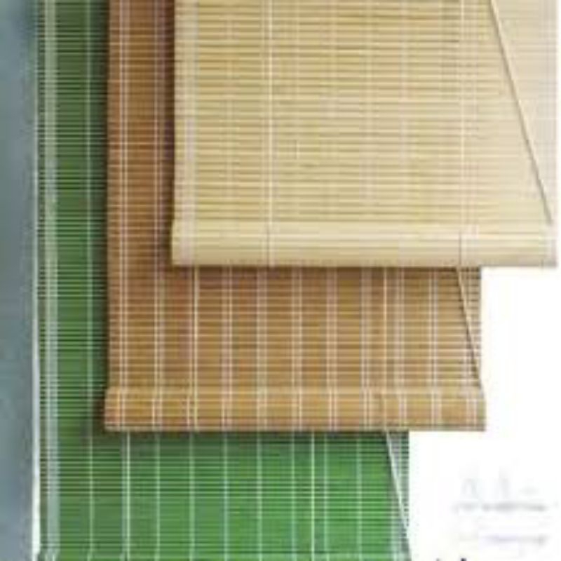 Krey Krai Bamboo Indoor Size 60cm x 100cm/ม่านไม้ไผ่แบบม้วน/ม่าน ...