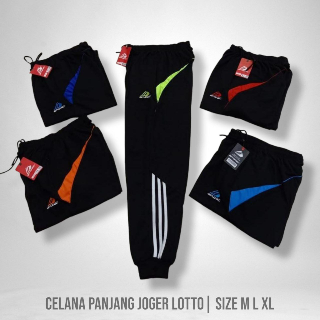 กางเกงจ็อกเกอร์ Lotto Material Unisex ML XL ผู้ใหญ่ | Shopee Thailand