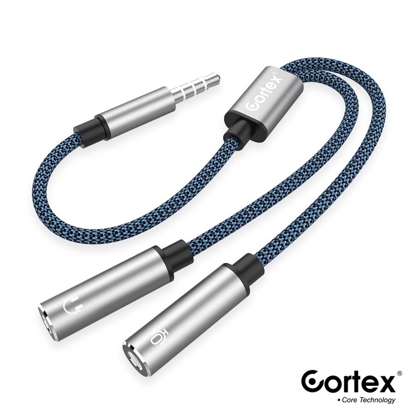 Cortex MH-222 แจ็คแยกเสียง 3.5 มม. ตัวผู้เป็นตัวเมียคู่ 2in1 สายสัญญาณ ...