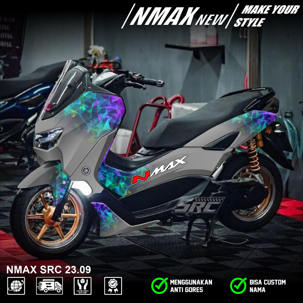 Terbaru ใหม่ สติกเกอร์ แบบเต็มตัว ลาย Nmax New 2020 2021 2022 Nmax New ...