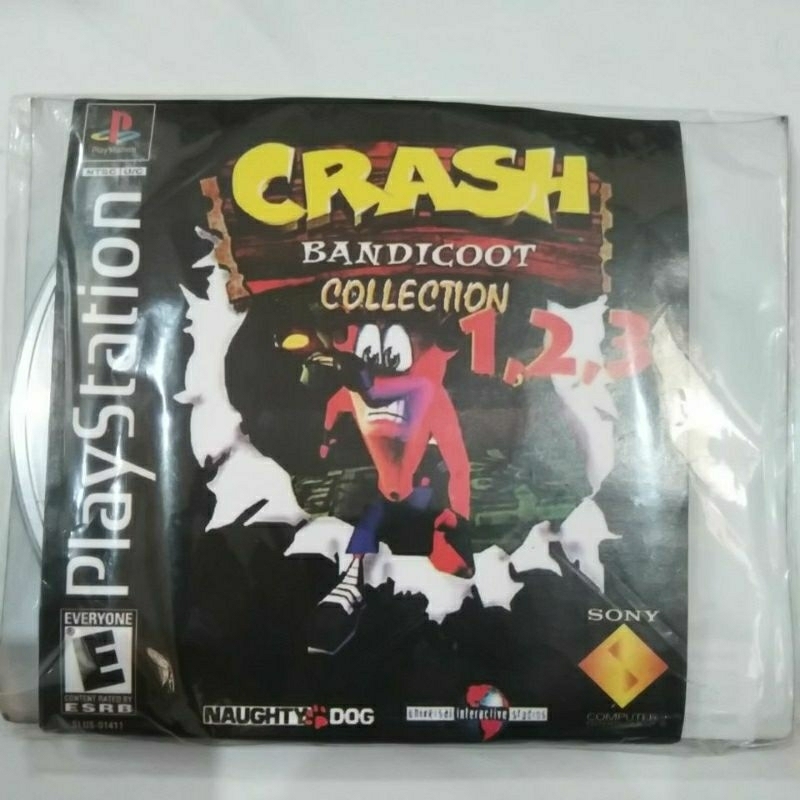 ตลับ CD PSX PS1 PS ONE CRASH BANDICOOT COLLECTION 1 2 3 | Shopee Thailand