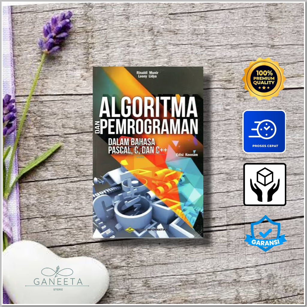 Algorithm And Programming Books ใน Pascal, C And C+ 6th Edition โดย Rinaldi Munir | Shopee Thailand