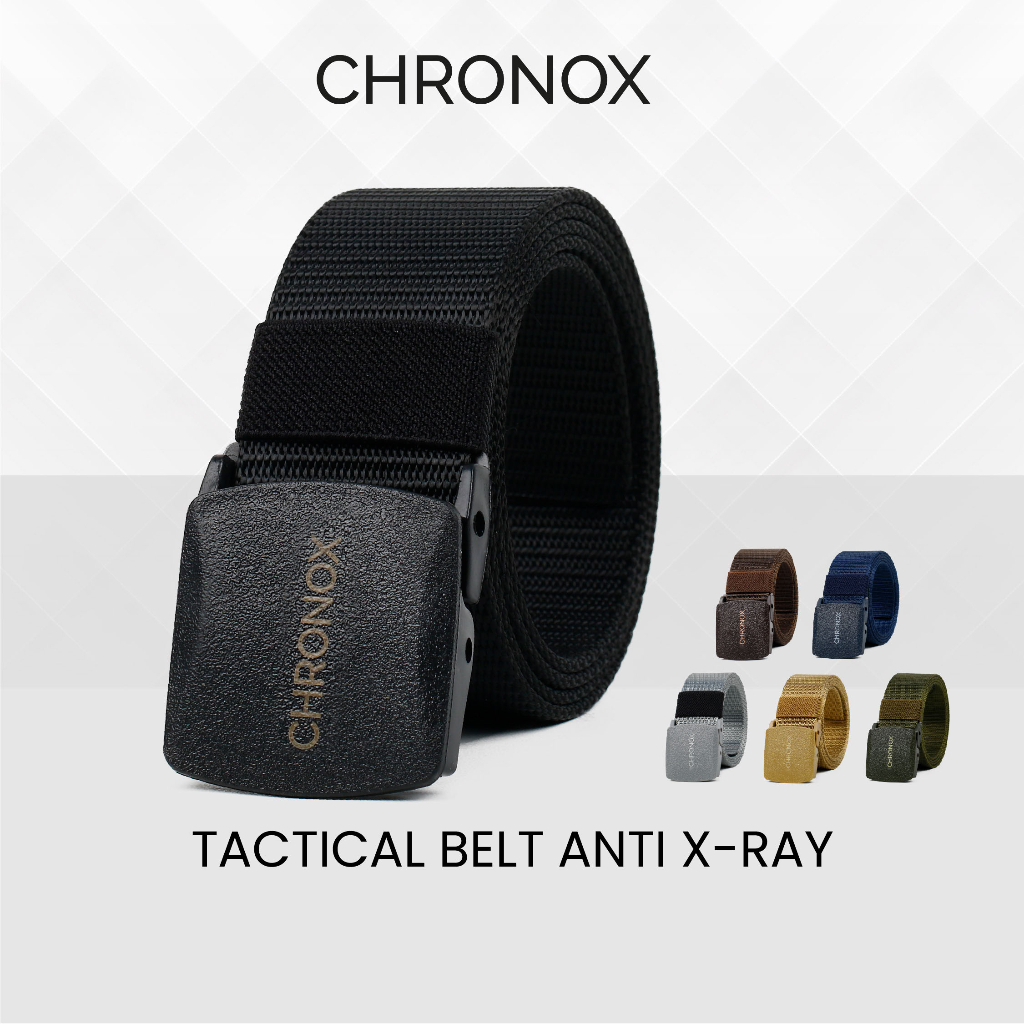 เข็มขัดผ้าใบ ANTI METAL DETECTOR Buckle ANTI X RAY | Shopee Thailand