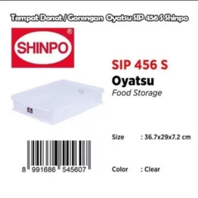 Oyatsu 456s กล่องโดนัทเค้ก ทรงสี่เหลี่ยม ขนาด 6.5 ลิตร | Shopee Thailand