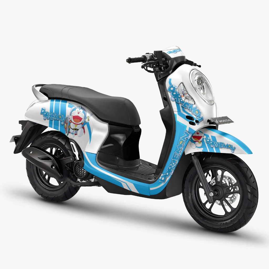 Honda Scoopy 2020 2021 2022 2023 Doraemon Warrior Full Body Decal สติก ...