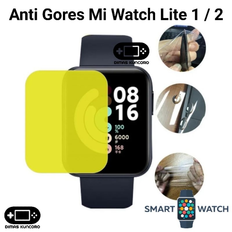ป้องกันรอยขีดข่วน Mi Watch Lite 1 2 ฟิล์มกันรอยหน้าจอ Hydrogel Xiaomi Redmi | Shopee Thailand