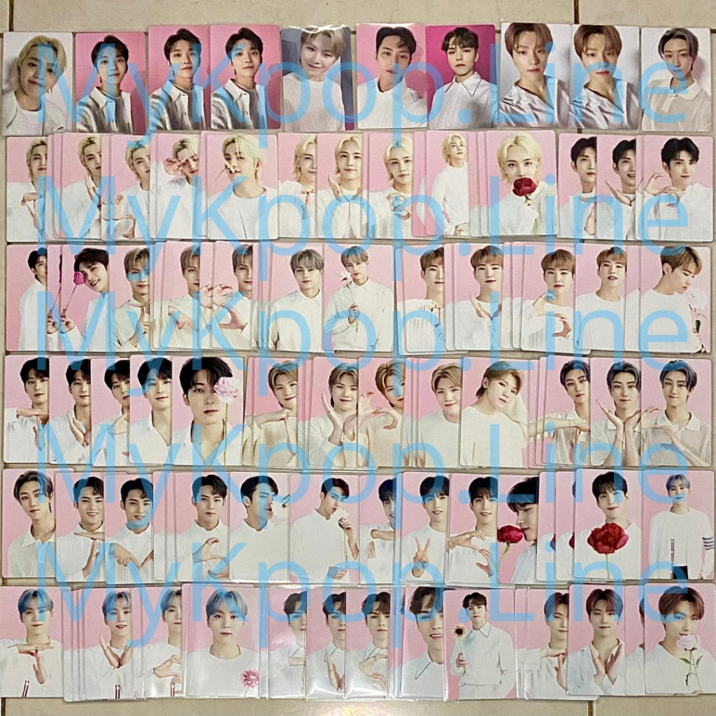 Pc Seventeen TC Cafe Trading Card Selca Selfie Concept Photocard SVT READY Official Scoups ...