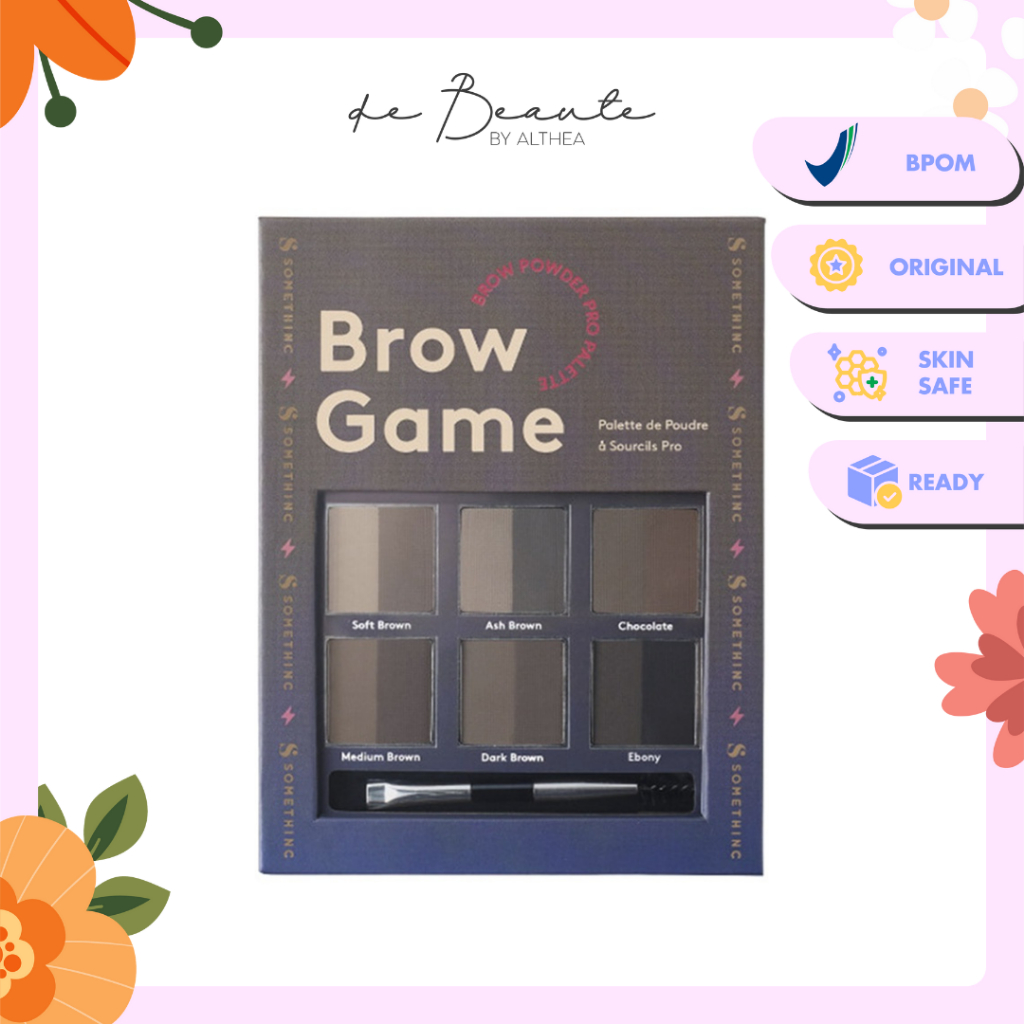 Somethinc Brow Game พาเลทเขียนคิ้ว แบบฝุ่น | Shopee Thailand