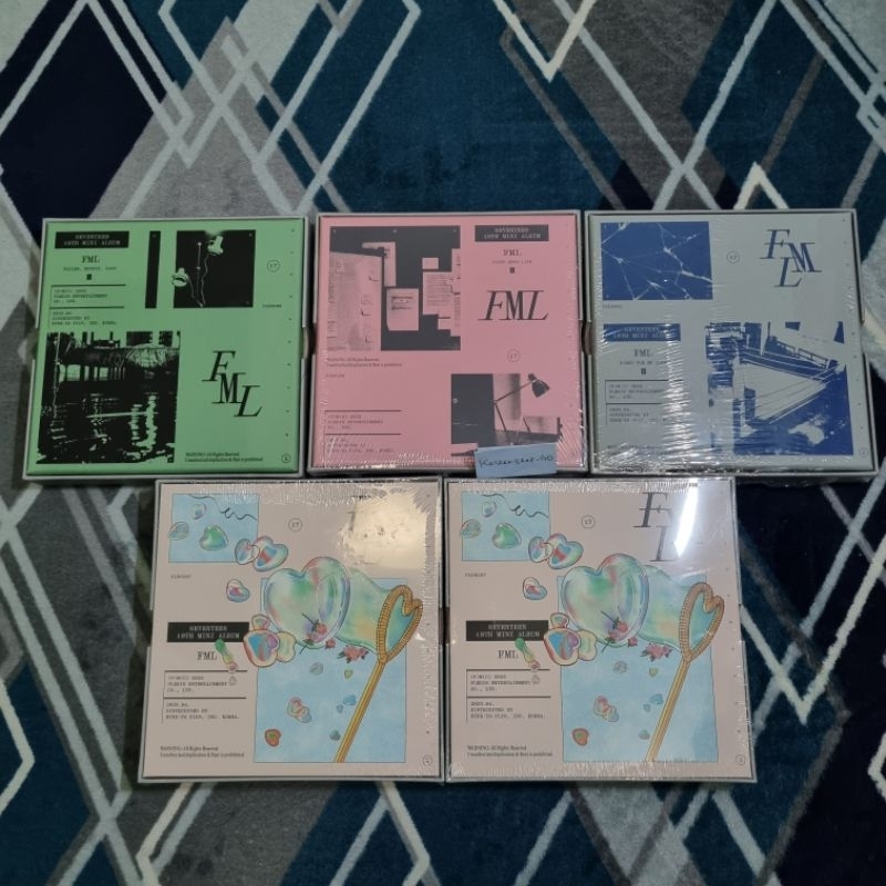 Seventeen FML อัลบั้ม - Carat version - Sealed & Unsealed Wonwoo Vernon ...