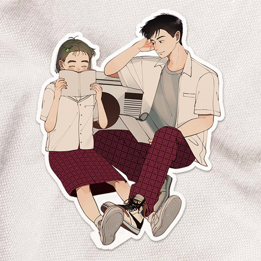 สติกเกอร์ ลาย After School Lessons สําหรับ Apples Kim Cheol Hwang Miae ...