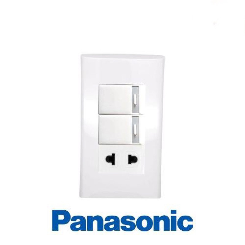 สวิตช ์ คู ่ + ซ ็ อกเก ็ ตขนาดเล ็ ก Panasonic WEHJ 6803 +WEJ 5531 ...