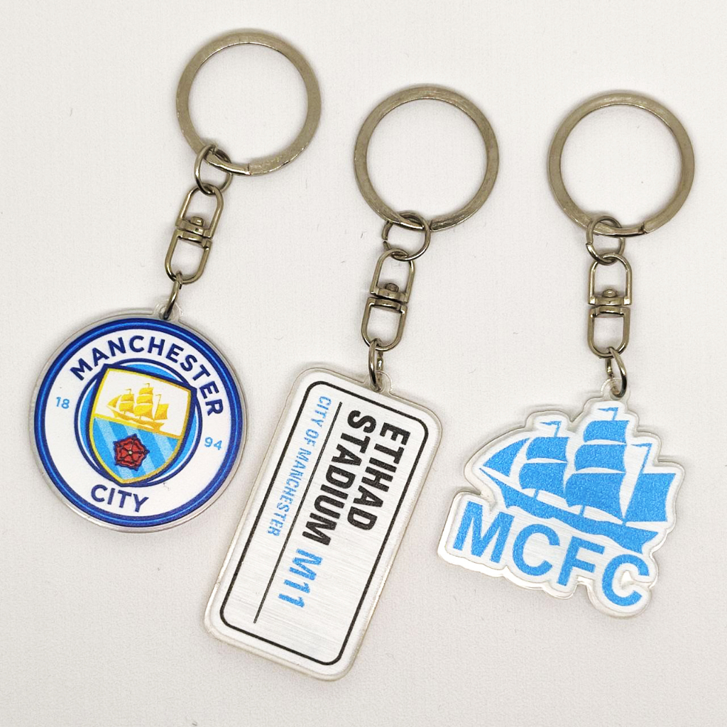 Gantungan Key Chain/Key Chain รถจักรยานยนต์รถบ้าน Manchester City ...