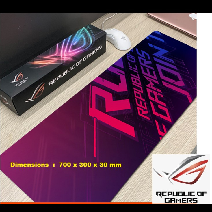 แผ่นรองเมาส์ Asus ROG Original Quality Gaming Mousepad Large Wide Cool ...
