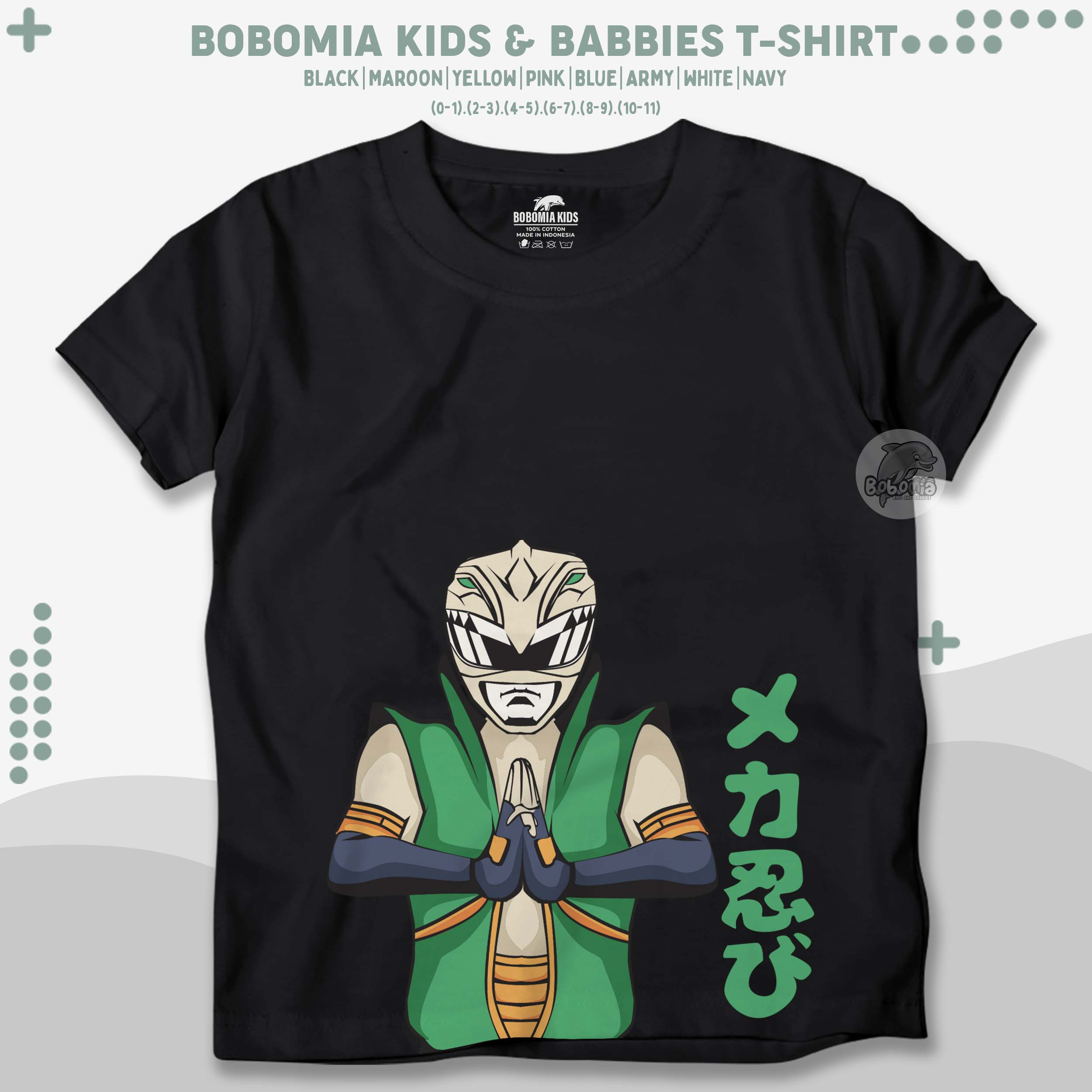 Bobmia Mobile Legend Mecha Shinobi ML Gaming เสื้อยืดเด็ก - Distro ...
