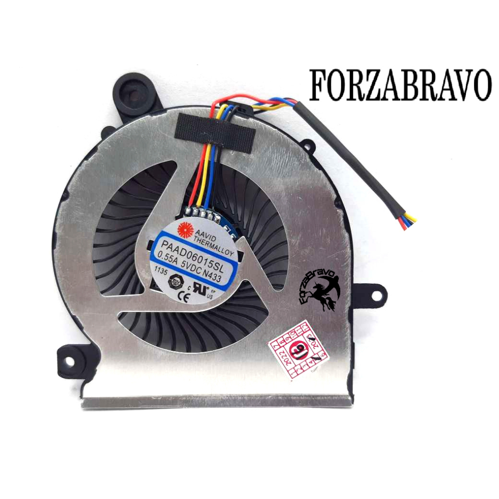 MSI พัดลมระบายความร้อน Cpu MSI MS-16R3 GF63 Thin 8RCS 8SC 9RC 9RCX 9SC ...