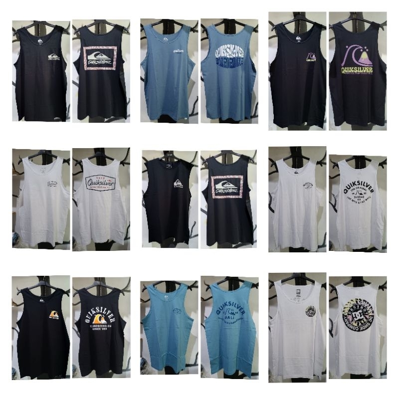 Original Quiksilver เสื้อกล้ามผู้ชายและกล้ามเนื้อ ไซส์ xs sml xl ...