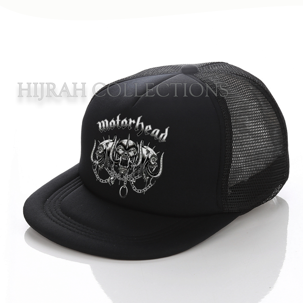 MOTORHEAD Band Trucker Snapback Hat Premium West hardcore หมวกวงโลหะพั ...