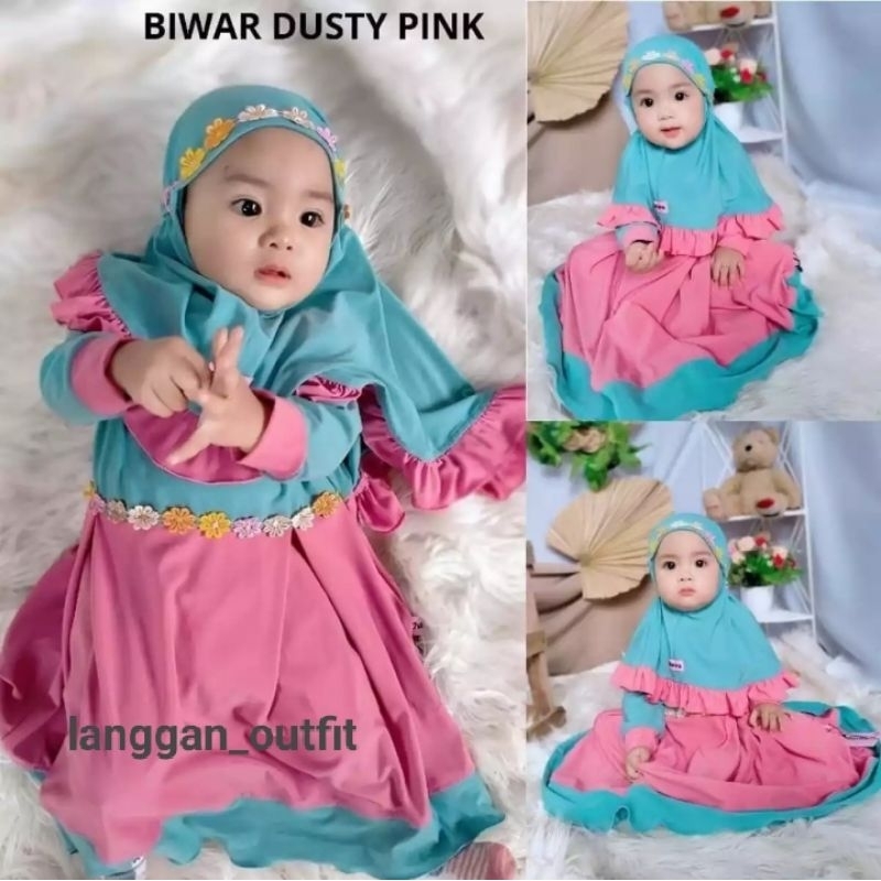 Pisan gamis / baby & child / Arsy syari kids / size S, M, L, XL / อายุ ...