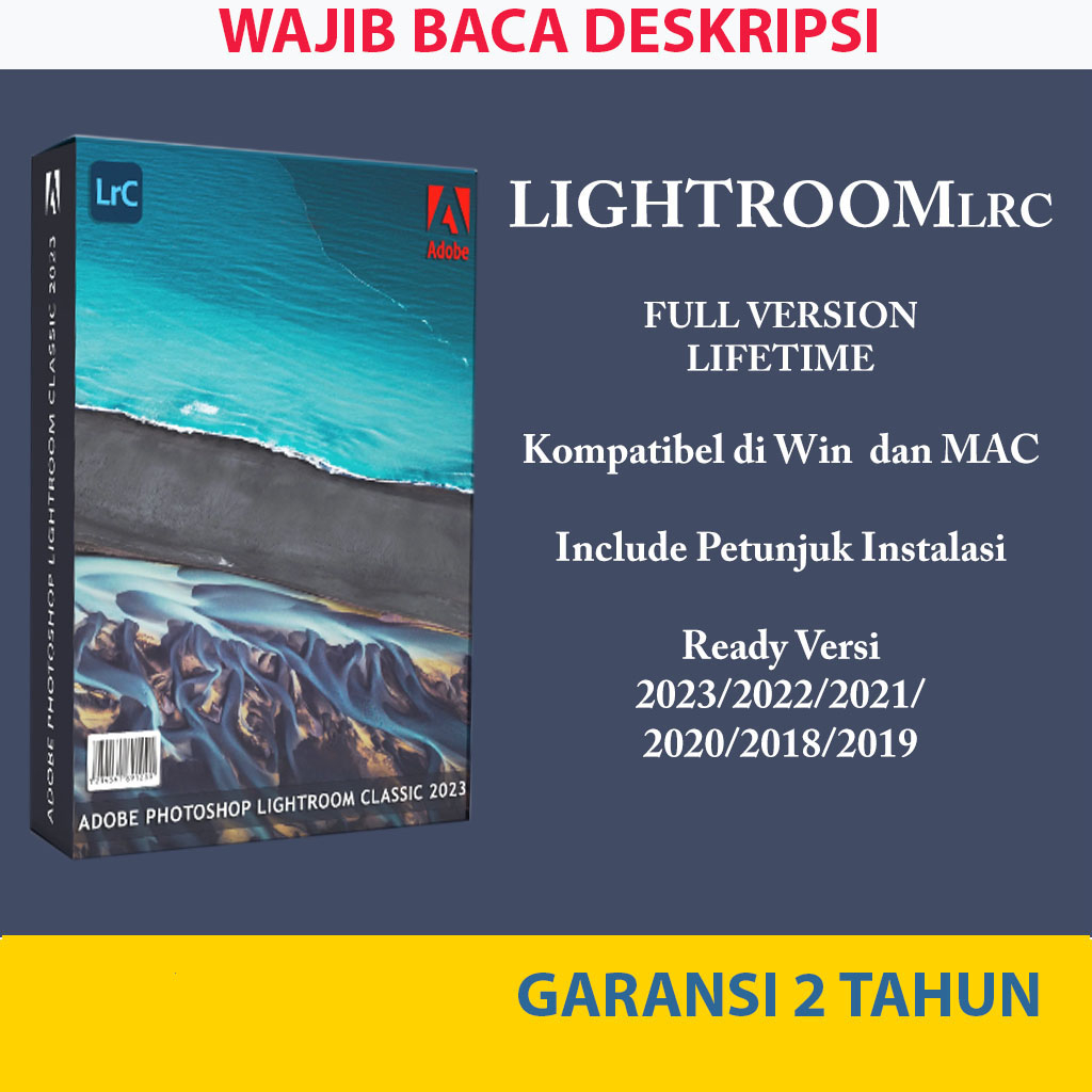 โคมไฟ MAC Lightroom Classic 2023 เต็มรูปแบบ ตลอดชีวิต | Shopee Thailand