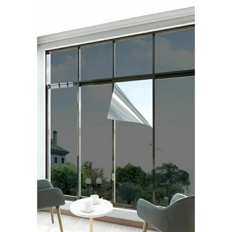 One way Mirror Window film, Glass Sticker วอลล์เปเปอร์, ฟิล์มติดกระจก ...