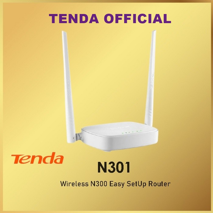 Tenda N301 เราเตอร์ไร้สาย N300 เราเตอร์ตั้งค่าง่าย 300Mbps | Shopee Thailand