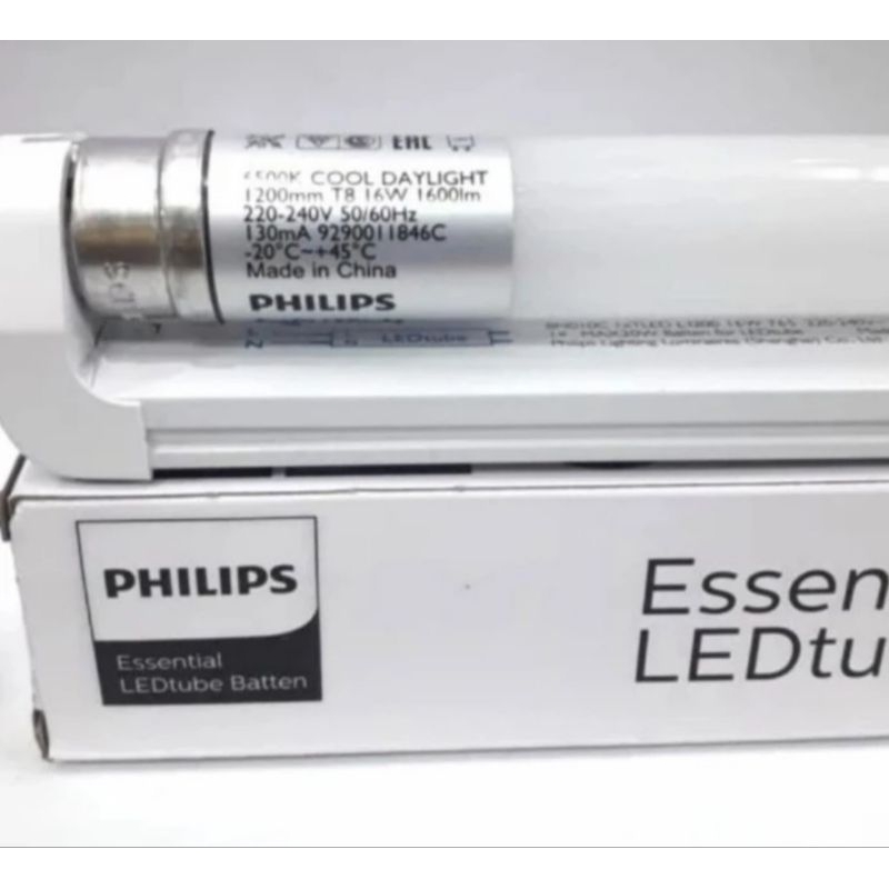 Philips 16W Ecofit ชุดไฟ LED + ฮูด BN015C พร้อมหลอดไฟนีออน LED T8 120 ...