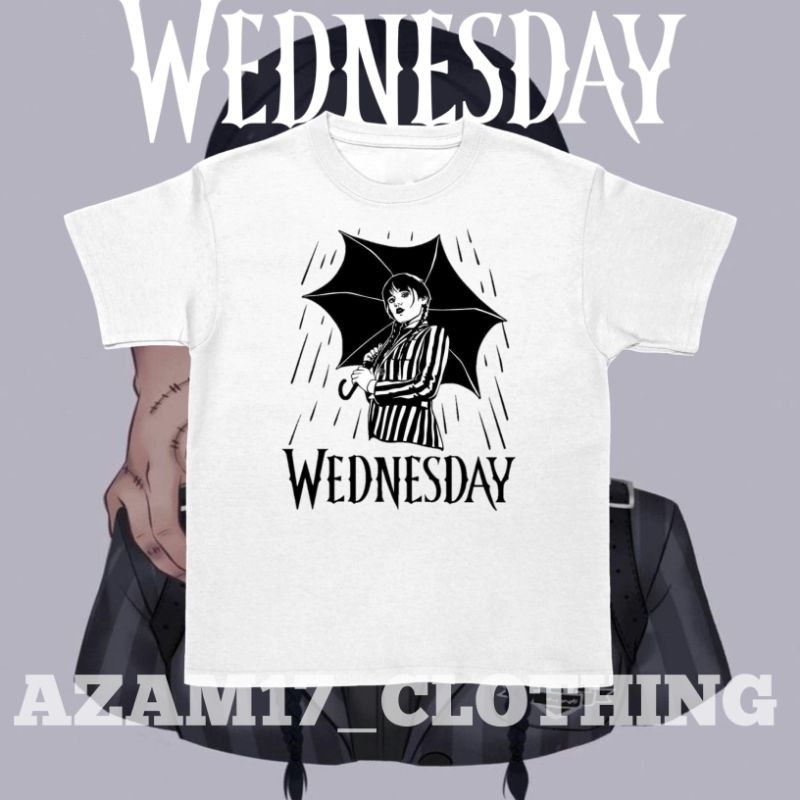Children& 39;s Clothing เสื้อยืด Wednesday Addams Netflix Wednesday ...