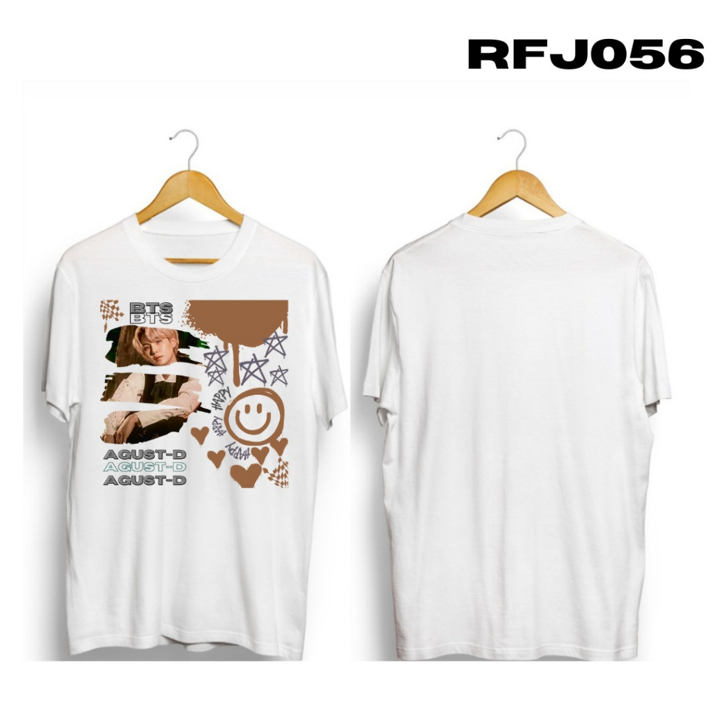 (RFJ056) HOODIE SWETER BTS MEMBER SUGA SMILEY / เสื้อยืด BTS | Shopee ...