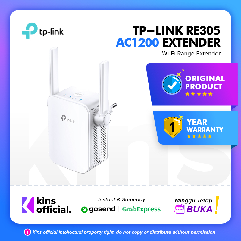 ตัวขยายสัญญาณ Wi-Fi Tp-link RE305 Dual-Band AC1200 | Shopee Thailand