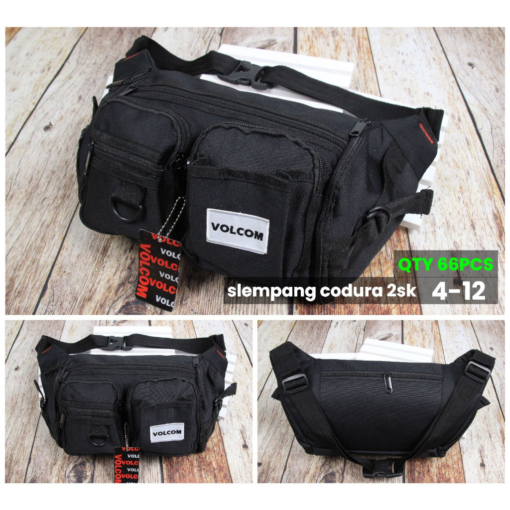 Volcom กระเป๋าคาดเอว / กระเป๋าสะพายข้าง วัสดุพรีเมี่ยม! วัสดุแข็งแรงและหนา! | Shopee Thailand