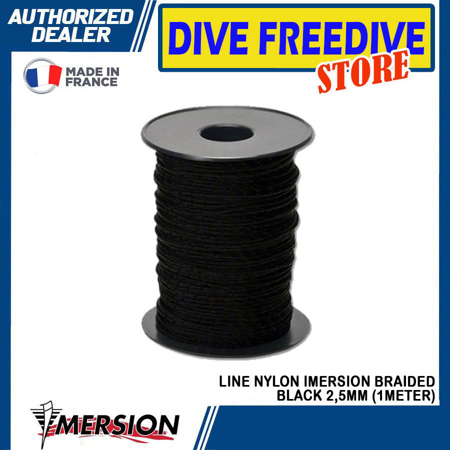 สายไนลอน Imersion Braided 2.5 มม . ( 1 เมตร ) เชือกไนลอน Speargun ...
