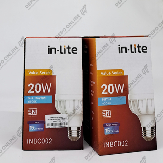 หลอดไฟ Led IN-LITE CAPSULE VALUE SERIES INBC002 INLITE แคปซูลหลอดไฟ 20 ...