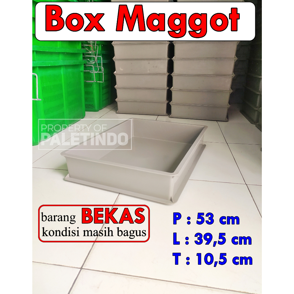 อะไหล่กล่อง Maggot Box อเนกประสงค์ ขนาด 53x39.5x10.5 ซม. | Shopee Thailand