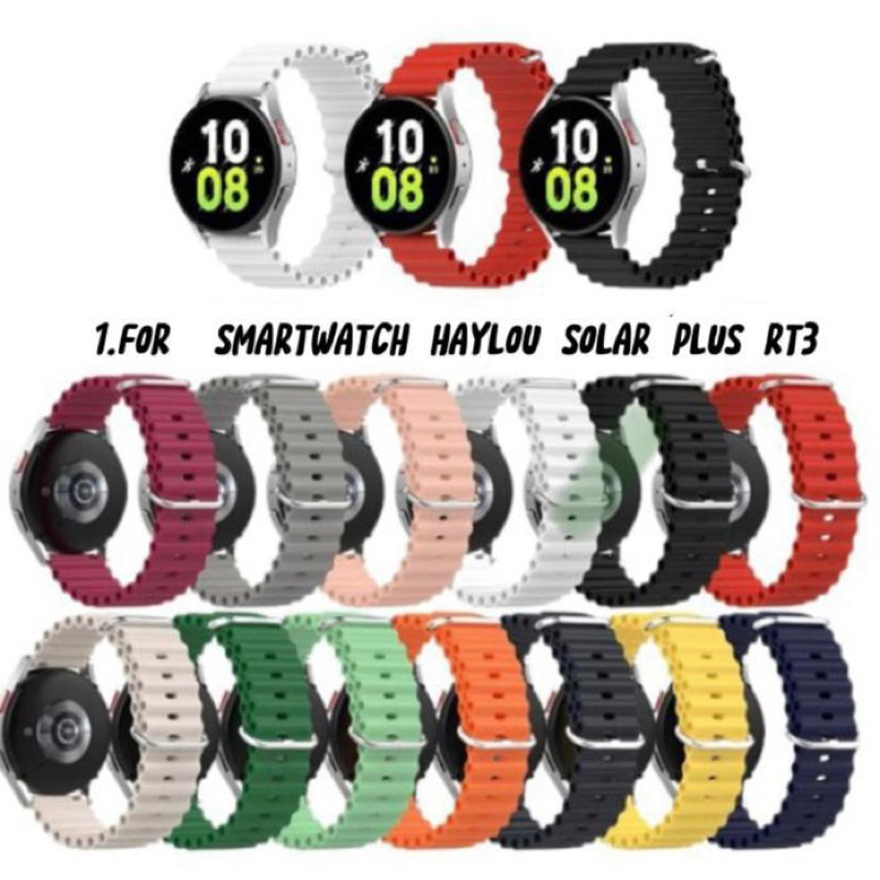 สายนาฬิกาอัจฉริยะสําหรับ Haylou Solar Plus RT3 - ซิลิโคน 22 มม | Shopee ...