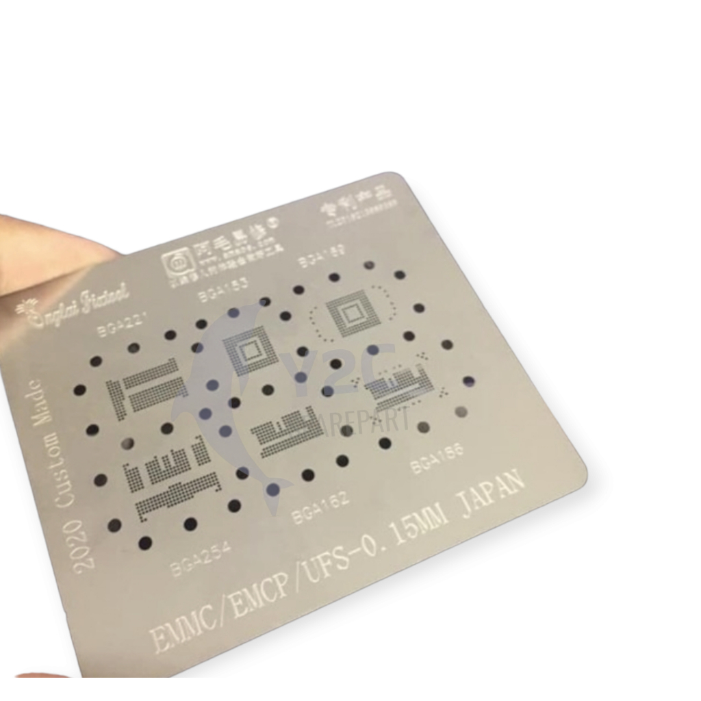 BGA PLATE / ONGLAI IC MOLD FIXTOOLS EMMC / EMCP / UFS 0.15MM เครื่องมือ ...