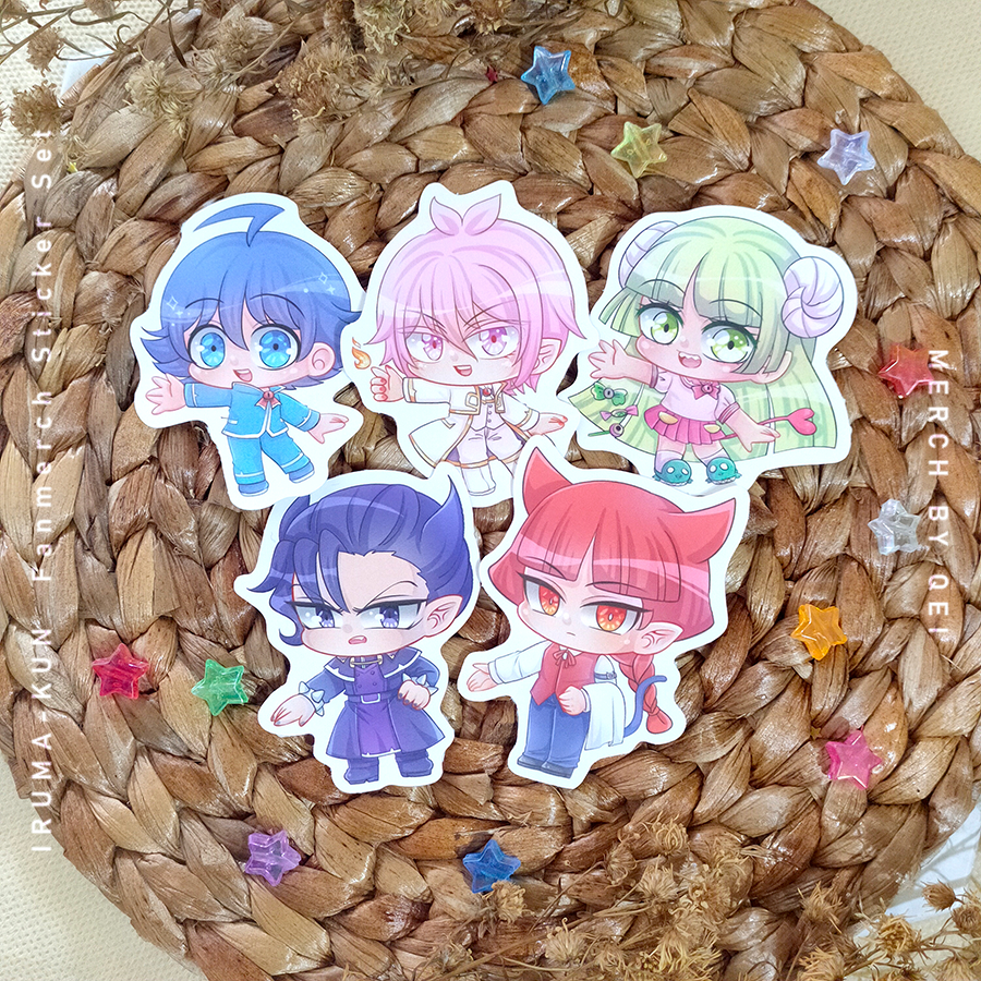 สติ๊กเกอร์มาริมาชิตะ! Iruma-kun สินค้าพัดลม by Qei: Suzuki Iruma ...