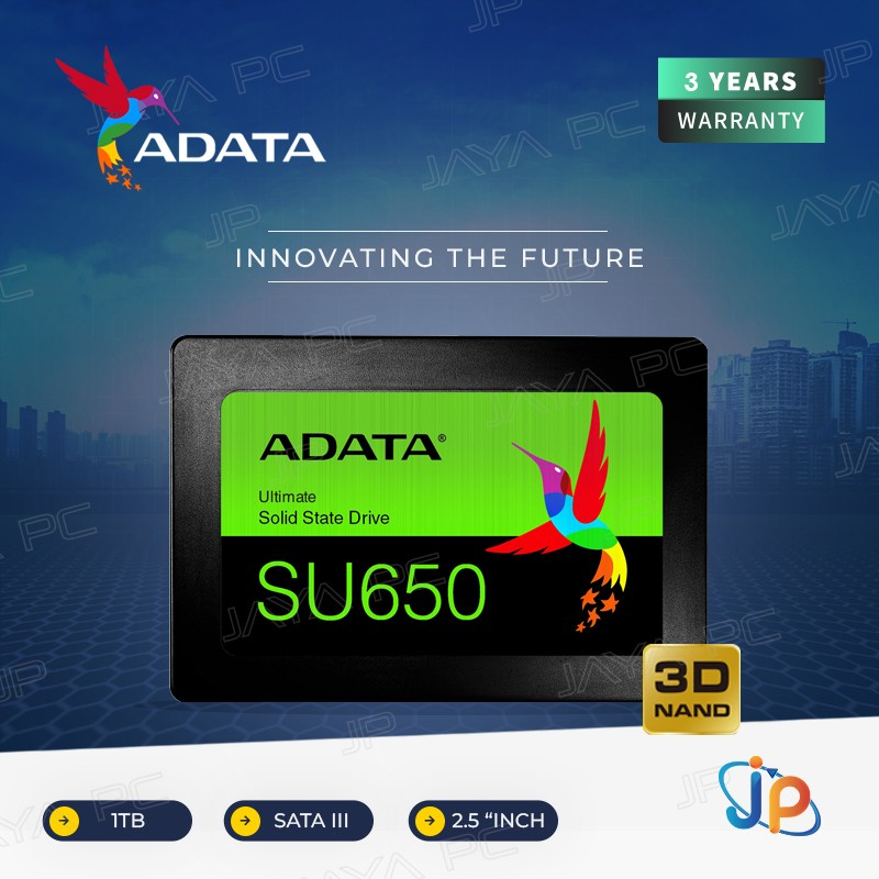Adata SSD SU650 Ultimate 256GB Sata 3- SU650 Nand 256GB 2.5 นิ้ว ...